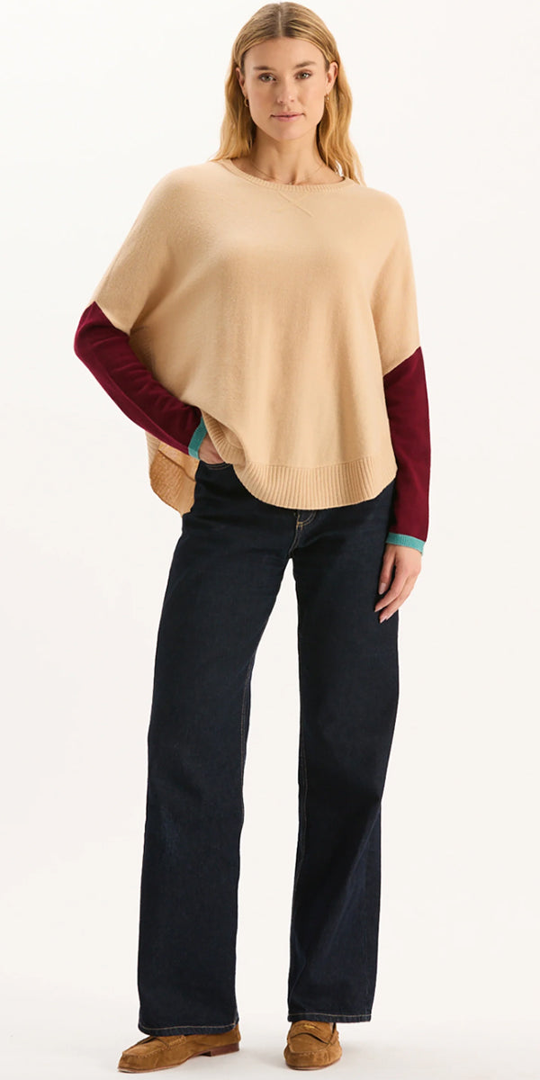 Tyler Boe Bailey Colorblock Capelet — punchboutique.com
